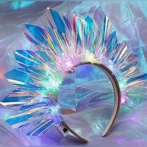 Accessories | Nwt Light Up Headband Led Headbands Party Nightclub Rave ...